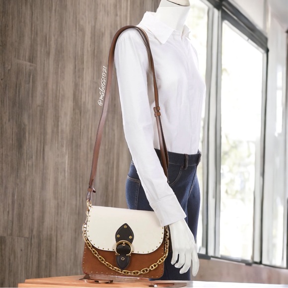 Coach | Bags | Coach Beat Shoulder Bag In Colorblock With Rivets Nwt | Poshmark